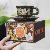 China Christian Gifts Cups In Gift Box And Saucer Sustainable Ceramic Mug Cup For Teachers Day for sale