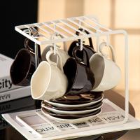 China Novelty Design Style Handmade Ceramic Coffee Cups And Saucers For Sustainable for sale