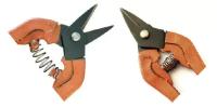 China 165mm Length Micro Tip Pruner 25cm Stainless Steel Blade Plastic Handles for sale