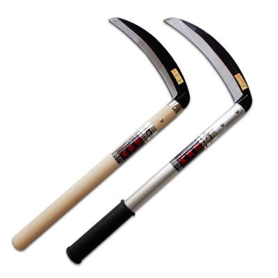 China Gardening Weeder Hand Tool Secateurs Garden Tool Farming Carbon Steel Grass Sickle Weed Remover Scythe Blade for sale