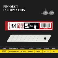 China Heavy Duty 25 Mm 18mm Knife Blades Snap Large Blister Card Set for sale