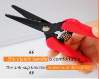 China Plastic Handle Multi Purpose Snips Scissors Pruning SK5 High Carbon Steel for sale