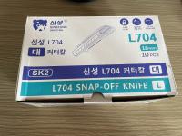 China Aluminium Alloy Handle Heavy Duty Utility Knife 18mm With SK2 Steel Blade for sale