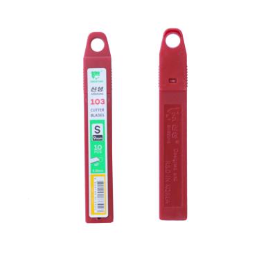 China Box Snapped Off Cutter Knife Blade 9mm SK2 Steel Siver For Wallpaper for sale