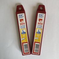 China 18 Mm Snap SK2 Carbon Steel Utility Knife Blade For Professional Accurate Cutting for sale
