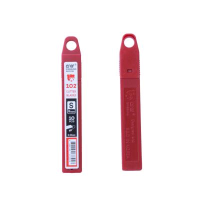 China Silver 9mm Snap Off Cutter Blades With 0.35mm And 13 Segments From South Korea for sale