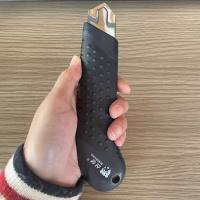 China Rotary Knob Heavy Duty Box Cutter With Snap Off Blade And Locking Mechanism for sale