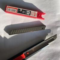 China 12 Segments 9mm Cutter Blades with SK2 High Carbon Steel and 60 Degrees Cutting Angle for sale