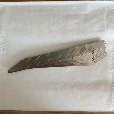 China 9mm Cutter Carpet Knife Blade Refill For DIY Enthusiasts And Building Material / Tool ​​Wholesalers for sale