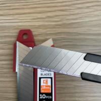 China 14 Segments Silver 18mm Cutter Blades For Long-Lasting And Durable Cutting for sale