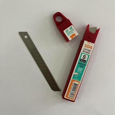 China 0.38mm Thick 9mm Cutter Blades for High Carbon Steel Cutting Applications for sale