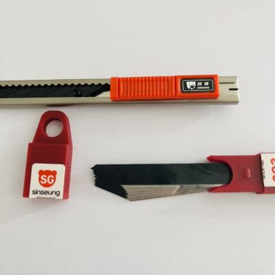 China Sk2 9 Segments 9mm Snap Off Blades For Precision Cardboard Cutting for sale