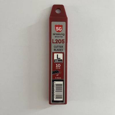 China 0.5mm Blade Thickness 109mm Length 18mm Cutter Blades with Rust-resistant Coating for Precision Cutting for sale