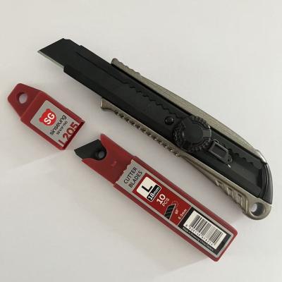 China 8 Segments 18mm Knife Blades 60 Degree Angle High Carbon Steel For Professional Cutting for sale