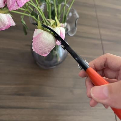 China Handle Garden Scissors with SK5 High Carbon Steel Blades 155mm Length for Precision Pruning shears for vegetable garden for sale