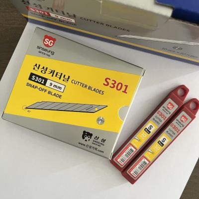China SK2 High Carbon Steel Snap Off Knife Blade For Utility Knife Replacement for sale