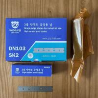 China SINSEUNG DN103 Single Edge Slitting Blades - Breakable Segmented Design, Durable SK2 High Carbon Steel, Precision Cutting Performance for sale