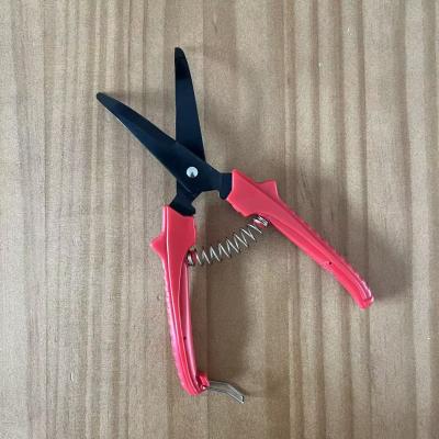 China Red Handle Pruning Shears Heavy Duty Sharp Blades Provide Precise Cuts Suitable for Professional Garden and Agricultural for sale