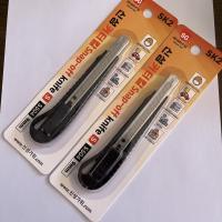 China Sliding Lock 9mm Ergonomic Utility Knife For Drywall for sale