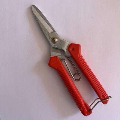 China Cutting Hardware Materials Korean Scissors Red Handle Provides Excellent Grip and Control for Precise Cutting Operations for sale