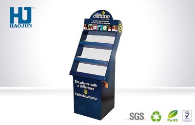 China Promotional 3 Tier POP Cardboard Display Stand Full Colour Print Recyclable for sale