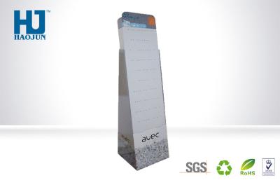 China Floor Pegboard Cardboard Hook Display For Advertising / Promotion / Retailing for sale