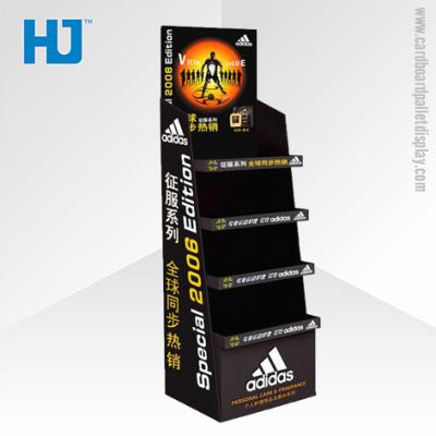 China Perfume 4 Shelf Custom Cardboard Display Stand Unit For Superstore for sale