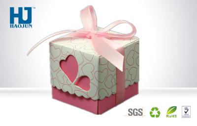 China Fashionable Pink Handmake Small Cardboard Gift Boxes For Candy for sale