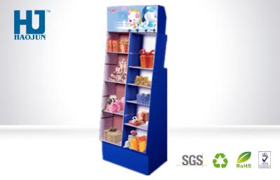 China Show Beauty Paper Display Racks Gift Cardboard Pop Displays With Pockets for sale