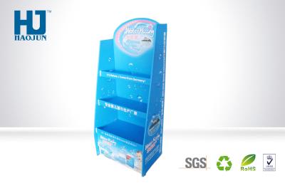 China Custom Print Portable Cardboard Retail Displays For Baby Wipes for sale
