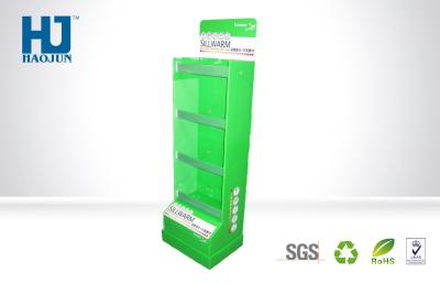 China Advertising Floor Corrugated Cardboard Display Stand For Fashion Clothes for sale