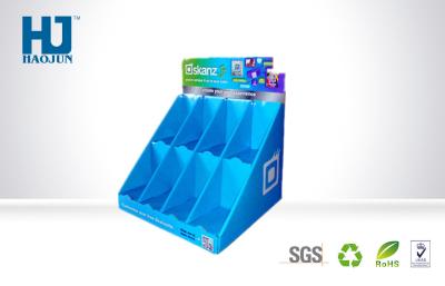 China Countertop Corrugated Cardboard Display Box With Paper Dividers for sale