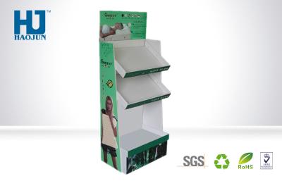 China Recyclable Corrugated Cardboard Floor Displays Stand For Pillow for sale