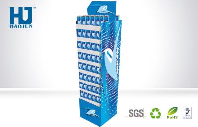 China Double Sides Shelves Pop Cardboard Displays Spot Color Printing for sale