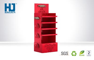 China Offset Printing Advertising pallet display shelf Recycled for Supermarket for sale