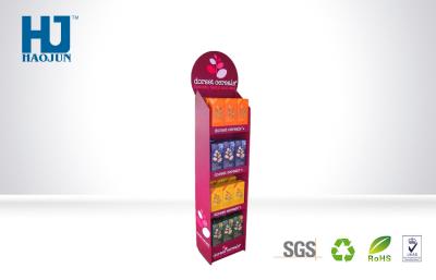 China Customized Corrugated Cardboard retail display cases pop floor displays For Tea for sale
