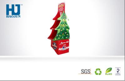 China Eco Friendly Cardboard Advertising Displays Christmas promotional display stands for sale