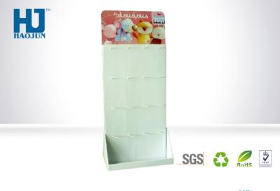 China Full Color Lovely Cardboard Advertising Displays With Hooks for sale