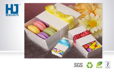 China Rigid Elegant Favor Ribbon Slide Open Cardboard Packing Boxes for Chocolate / Candy / Cookies for sale