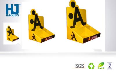 China Corrugated Advertising  Counter Display Boxes display boxes For kids Flashcards for sale