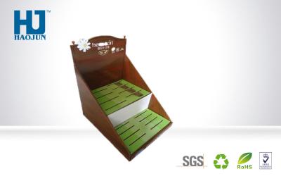 China Small cardboard counter display boxes Top in Facial mask or CD or Chapbook for sale