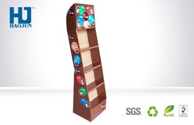China Brown Cardboard Floor Displays for nappies crafts , point of sale displays for sale