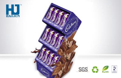 China Good Load bearing Cardboard Advertising Displays / cardboard product displays For Diary Milk for sale