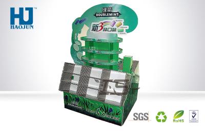 China Durable cardboard pop displays Costomized Made Printing For Doublemint for sale