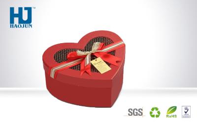 China Custom red Gift Packing Boxes , Birthday Party small heart shaped boxes for sale