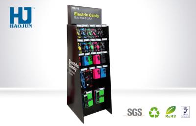 China Recycled Cardboard Hook Display , Phone Charger cardboard point of sale display for sale