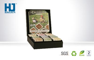 China Paper tea cardboard product display boxes , cardboard display cases in supermarket for sale