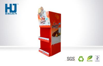 China Advertising Supermarket Paper retail display boxes cardboard For Chocolate Snacks for sale