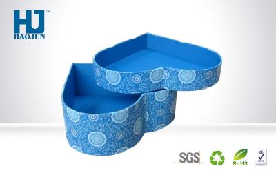 China RoHs Heart Shaped Color Candy recycled gift boxes Hard Paper Material for sale