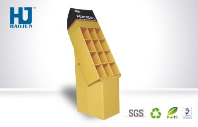 China Foldable Retail Cardboard Display Stand With 12 Cube For Cell Phones for sale